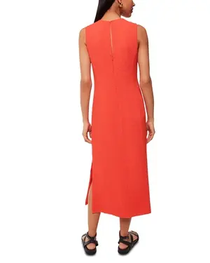 Whistles Erin Textured Midi Dress