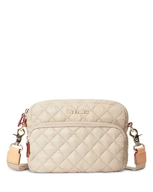 Mz Wallace Quilted Camera Bag - Buff/light Gold