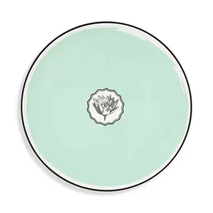 VISTA ALEGRE Herbariae Christian Lacroix Charger Plate - Green