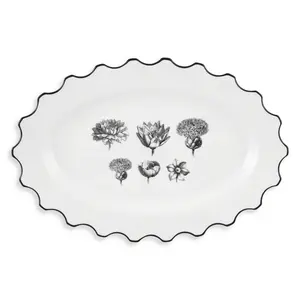 VISTA ALEGRE Herbariae Christian Lacroix Small Oval Platter