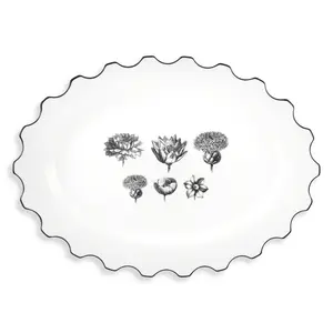 VISTA ALEGRE Herbariae Christian Lacroix Large Oval Platter