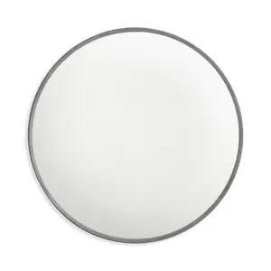 TWIG NEW YORK Platinum Edge Charger/round Platter - Silver