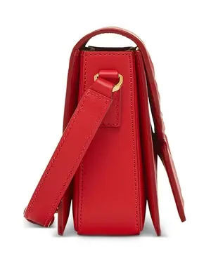 Mcm Himmel Maxi Honors Small Leather Crossbody - Candy Red