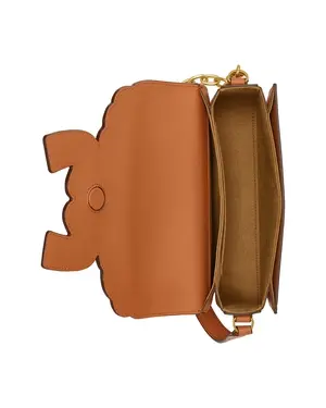Mcm Himmel Maxi Honors Small Leather Crossbody - Terracotta