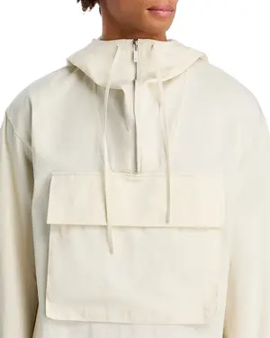 Helmut Lang Gusset Half Zip Hooded Jacket