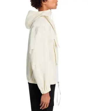 Helmut Lang Gusset Half Zip Hooded Jacket