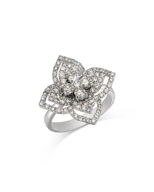 Bloomingdale'S Diamond Flower Ring In 14k Gold, 1.50 Tcw