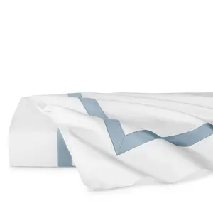 SFERRA Estate Flat Sheet, Full/queen White/sea