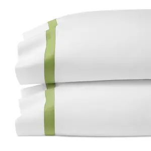 SFERRA Estate Pillowcase Set, Standard - White/apple