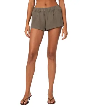 EDIKTED Harleigh Linen Look Shorts