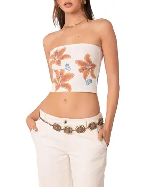 EDIKTED Tube Top - White