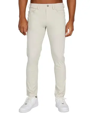 REDVANLY Kent Pull-on Trousers - Stone