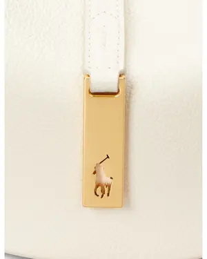 Polo Ralph Lauren Polo Id Mini Shoulder Bag - Ivory