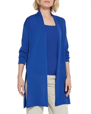 Lyssé Avril Jersey Knit Duster - Cobalt Pop