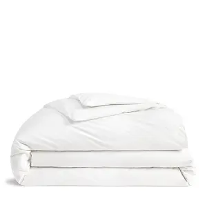 BROOKLINEN Classic Percale Duvet Cover, King/cali King - White