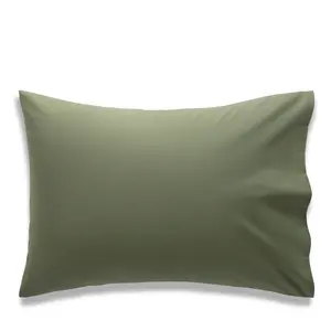 BROOKLINEN Classic Percale King Pillowcase Set - Fresh Moss