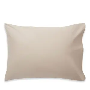 BROOKLINEN Classic Percale King Pillowcase Set Pebble