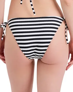 Solid & Striped The Iris Bikini Bottoms - Blackout X Marshmallow