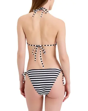 Solid & Striped The Iris Bikini Bottoms - Blackout X Marshmallow