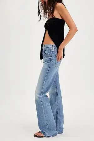 MOTHER The Bookie Heel Jeans - Are We There Yet?