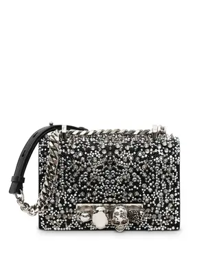 Alexander McQueen Mini Jeweled Satchel