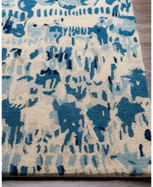 SURYA Kavita 33061 Runner Area Rug, 2'6 X 8 - Gray