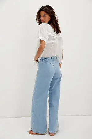 Free People We The Free Libre Wide-leg Jeans - Palermo