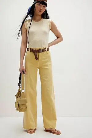 Women's Yellow Jeans