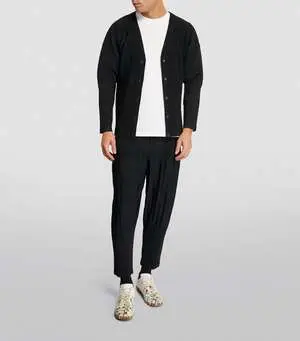 Issey Miyake Pleated Tapered Trousers