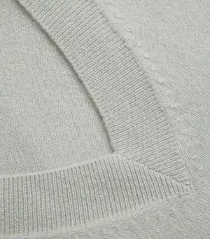 Le Kasha Organic Cashmere V-neck Sweater