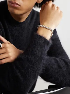 Shay 18-karat White Gold Diamond Link Bracelet