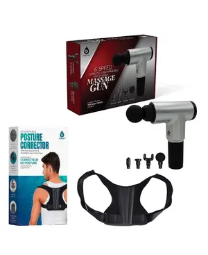 PURSONIC Adjustable Posture Corrector & Professional Massage Gun - Assorted Pre-pack (see Table 9