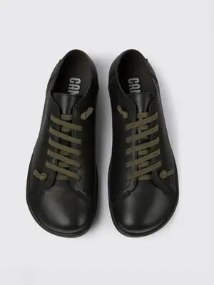 Camper Lace-up Leather Sneakers - Black