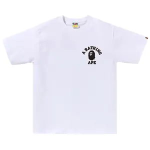A BATHING APE Abc Camo College Ats T-shirt - White