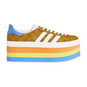 Adidas X Gucci Gg Gazelle Sneakers - Brown