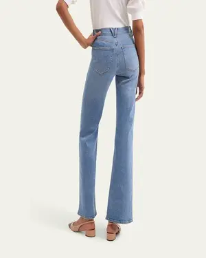 Veronica Beard Crosbie Wide-leg Jeans With Pocket Details - Amethyst