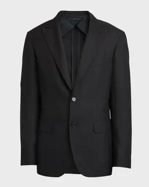 Brioni Apos;s Silk Twill Blazer - Black