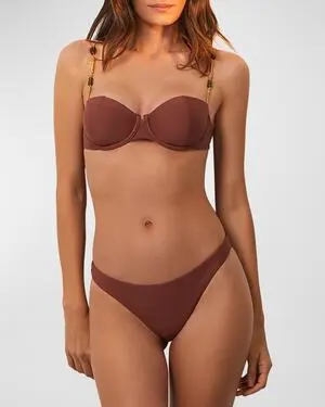 VIX PAULA HERMANNY Vix Solid Bikini Bottom - Nutshell