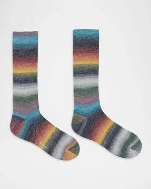 Paul Smith Signature Ombre Stripe Crew Socks - Multi