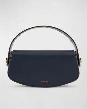 Giorgio Armani Giorgio Armani Flap Top-Handle Bag - Navy