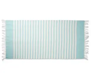 DESIGN IMPORTS 1' Stripe Fouta Throw/towel - One-color