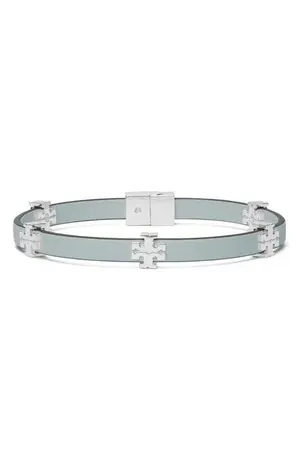 Tory Burch Icon Bio Bracelet Light Silver/summit