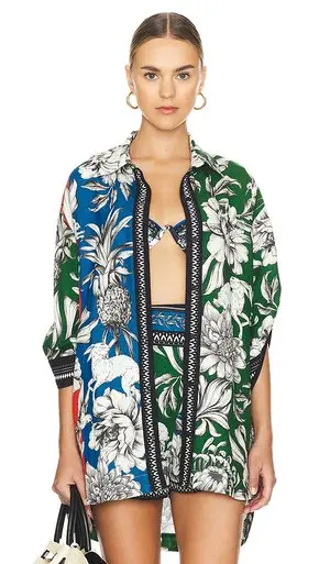 Agua Bendita Chrissy Printed Shirt - Multicolor