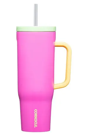 CORKCICLE Cruiser 40-ounce Insulated Tumbler With Handle - Sunglass Tan