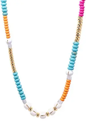 BROOK & YORK Brook And York Paloma Beaded Necklace Gold/ Multi
