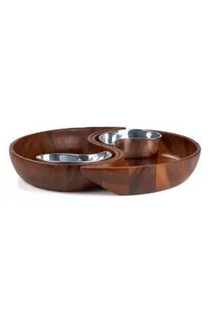 NAMBE Yin Yang Chip & Dip Set - Brown