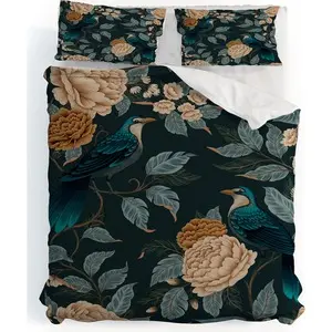 DENY DESIGNS Duvet Cover & Shams Set - Black