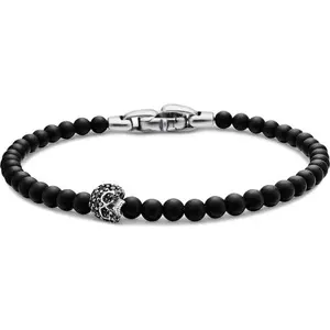 David Yurman Memento Mori Skull Bracelet - Sterling Silver