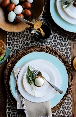 VIETRI Lastra American Dinner Plate - White