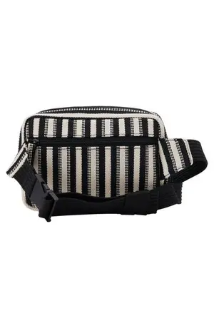 BEIS The Striped Belt Bag - Black
